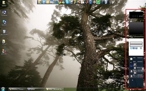 Windows 7 Sidebar Gadget Display Problem Windows 7 Forums
