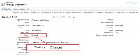 Manage Territories And Territory Models For Opportunities In Salesforce