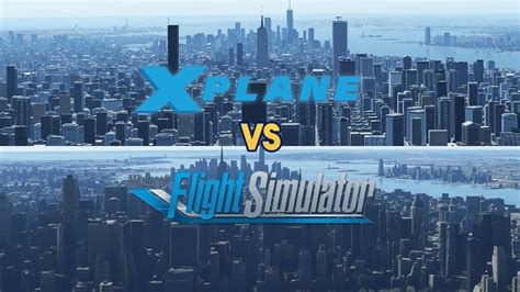 x plane 12 vs microsoft flight simulator how will the default scenery