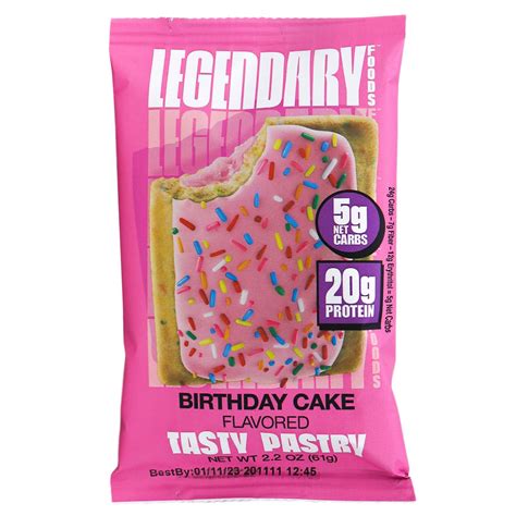Legendary Foods Protein Pastry Birthday Cake Specialty Food Shop