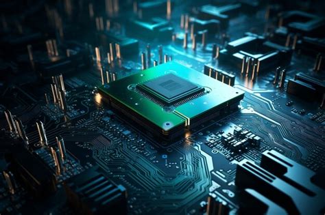 Premium Ai Image The Cybersecurity Concept Of A Padlock On A Microchip Board Generative Ai