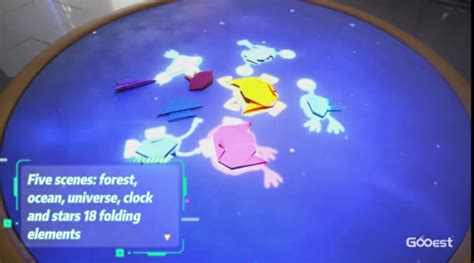 Paper Folding Game Projection Table Games Gooest Tech
