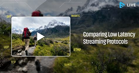 Low Latency Streaming Protocols SRT WebRTC LL HLS RTMP UDP