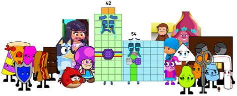 Comforting Numberblocks 42 And 54 By Alexiscurry On Deviantart