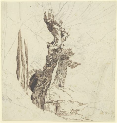 Weidenbäume bei der Grotte der Nymphe Egeria Carl Philipp Fohr als