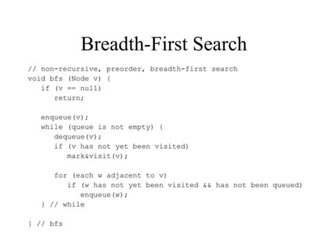 Graph Traversal BFS DFS PPT