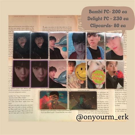 Baekhyun Bambi Delight Pc Hobbies And Toys Memorabilia And Collectibles
