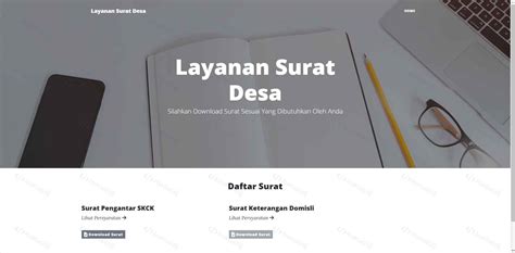 Aplikasi Layanan Surat Desa Berbasis Web Codeigniter