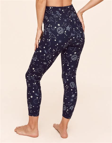 Cora Cozy Novelty Blue Leggings M Adore Me