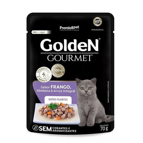 Golden Gourmet Sachê Gato Fil Frango Casas Bahia