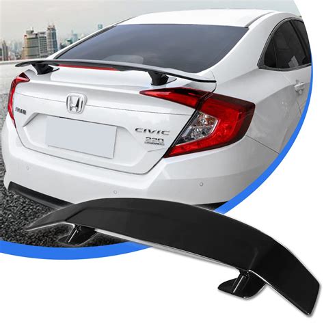 Buy Royalparts 46inch Rear Trunk Spoiler Gt Jdm Style Wing Spoiler Compatible With Universal Car