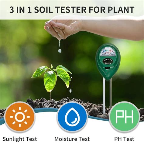 Sonda Per Umidit Del Suolo Da Giardina Tester Per Il Suolo 3 In 1