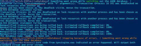 switch d365activedatabase issues · issue 718 · d365collaborative d365fo tools · github