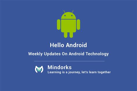 Hello Android Weekly Update 1 Weekly Updates On Android Technology By Amit Shekhar