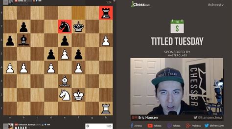 Titled Tuesday Weekly Blitz With Prize Fund Chess