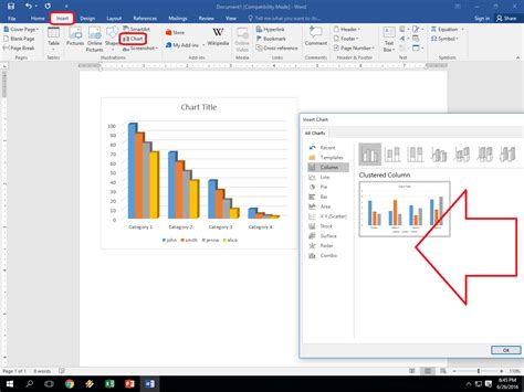 How To Insert Chart In MS Excel PowerPoint Word Easy Steps