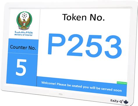 Token Calling System Best Electronic Sign Eazy Q