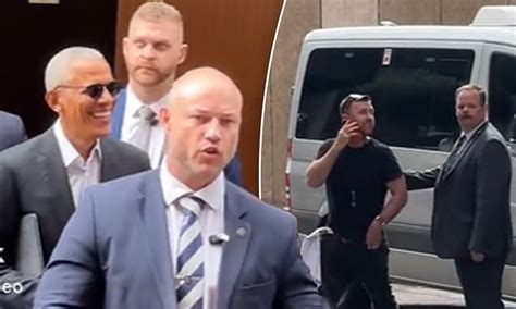 Kiis Fms Intern Pete Is Grabbed And Escorted Out Of Barack Obamas