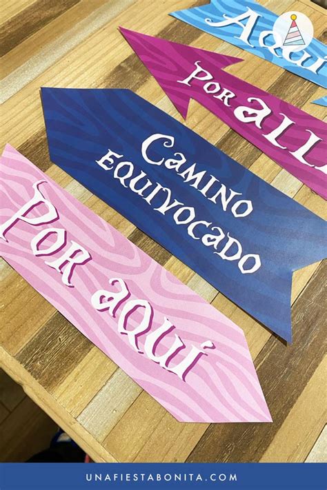 Flechas Imprimibles Alicia En El Pais De Las Maravillas Páginas Para