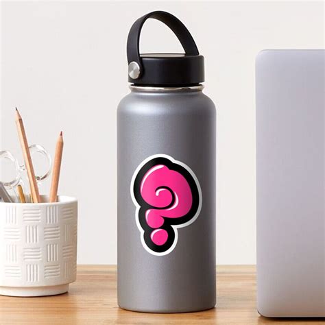 Graffiti Pink Bubble Question Mark Sticker By Paulus Db Redbubble