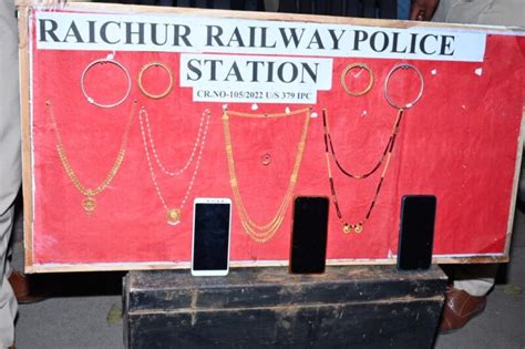 Construction Labour And His Associate Arrested By Raichur Railway