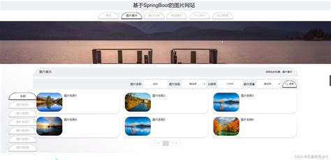 springboot java php node python基于SpringBoot的图片网站计算机毕设 图片网站程序 CSDN博客