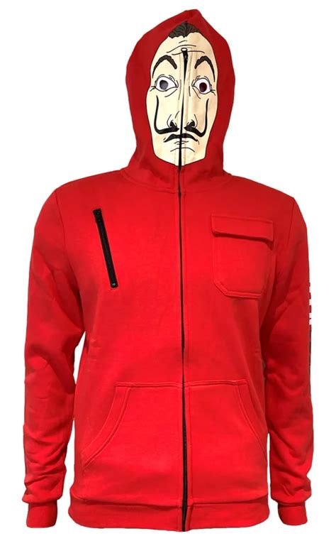 Mikina Money Heist Mask Xzonecz