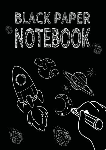 Black Paper Notebook With Lined Pages Black Paper Sketchbook And Drawing Pad For Artists