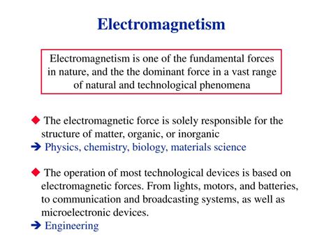 Ppt Electromagnetism Powerpoint Presentation Free Download Id 779297