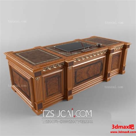 3d茶几模型 古典美式茶几3d模型 茶几角几3d模型下载 3d设计网，一流的3d设计资源下载网