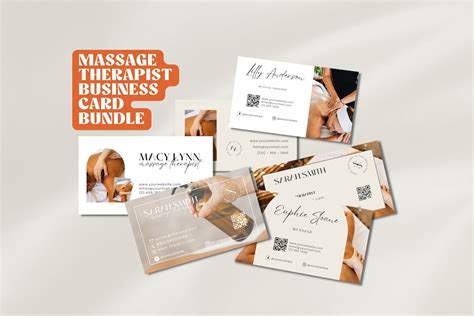 Massage Therapist Business Cards Massage Business Cards Business