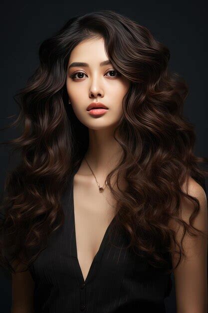 Belle Jeune Femme Modèle Asiatique Photo Premium
