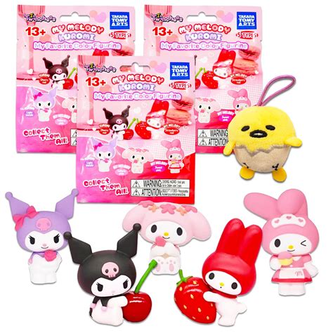 Buy Hello Kittymy Melody And Kuromi Blind Bag Party Favors 3 Pack