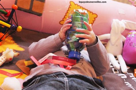 Bouteilles sensorielles pour bébé Activité d éveil Montessori