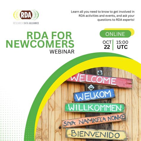 New To Rda And Considering Attending The Rda 23rd Plenary Attend The