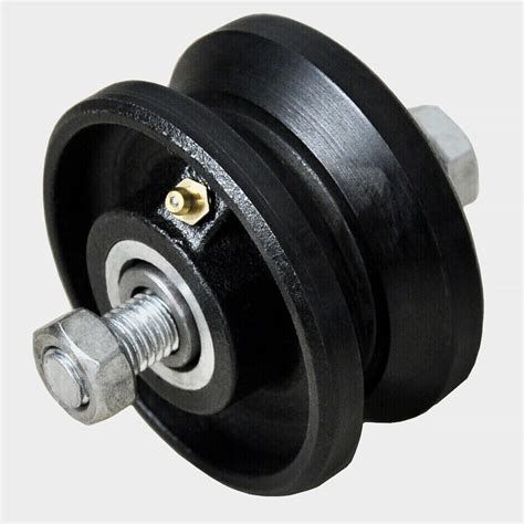 Buy Sidco Supply 3” Inch V Groove Gate Wheels Cast Iron Steel Sliding Gate Rollers Metal Gate