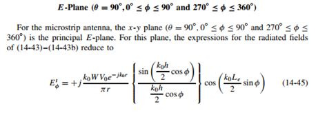 Plot E Plane And H Plane On Matlab Producing The Chegg Com