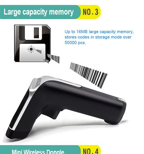 New Symcode 24g Wireless 2d Barcode Reader Oem Scanner Mj 6708da View