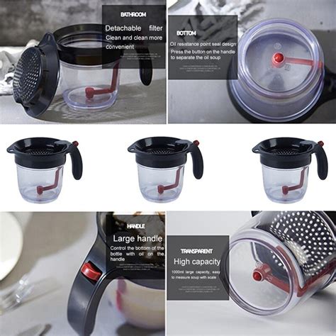 Kitchen Tool Fat Separator With Bottom Release Fat Grandado