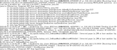 cpu usage of datanodes is close to 100 occasionally causing node loss