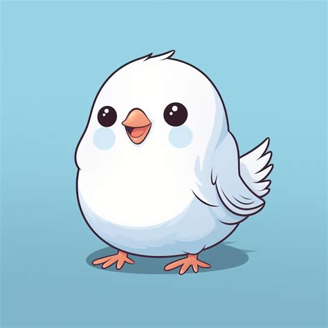 Premium Ai Image Cute Bird