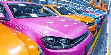 Automated Assembly Line Utilizes Robot Arms To Manufacture Hightech