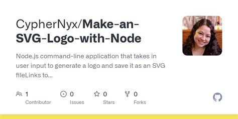 github cyphernyx make an svg logo with node node js command line
