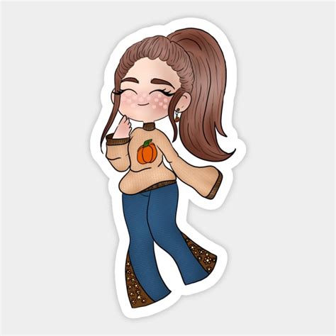 Fall Chibi Cute Sticker Teepublic