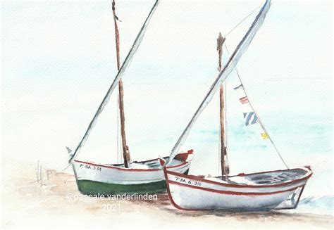 Barques Catalanes Bateaux De P Che Plage De Pineda De Mar Sailing