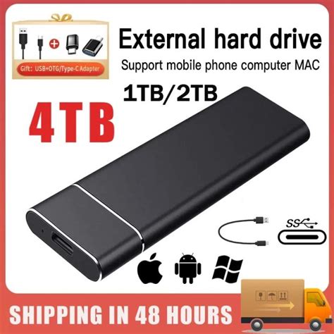 Original 1tb External Hard Drive Portable 2tb Solid State Drive Usb3 1