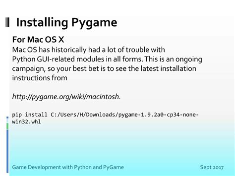 Game Development With Python And Pygame Pdf Programming Languages