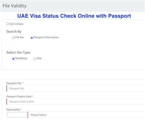 Uae Visa Status Check Online With Passport Icp Smart Services Hot Sex
