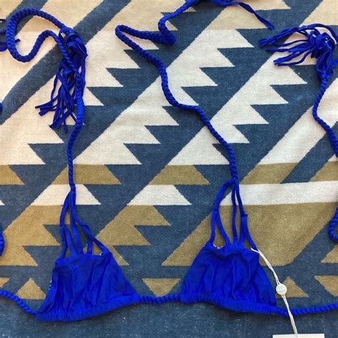 Acacia Swimwear Swim Rare Acacia Haena Top In Blue Anthony Poshmark