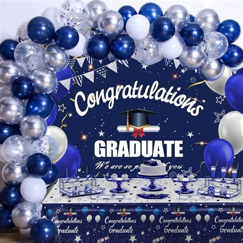 Graduation Decorations Class Of 2024 Navy Blue Philippines Ubuy